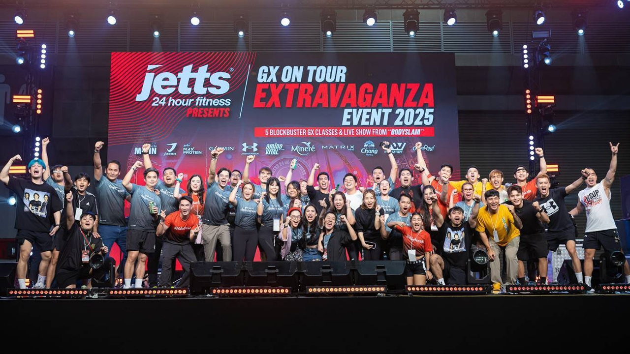 Jetts Fitness จัดมหกรรมความฟิต “GX on Tour Extravaganza Event 2025 ...